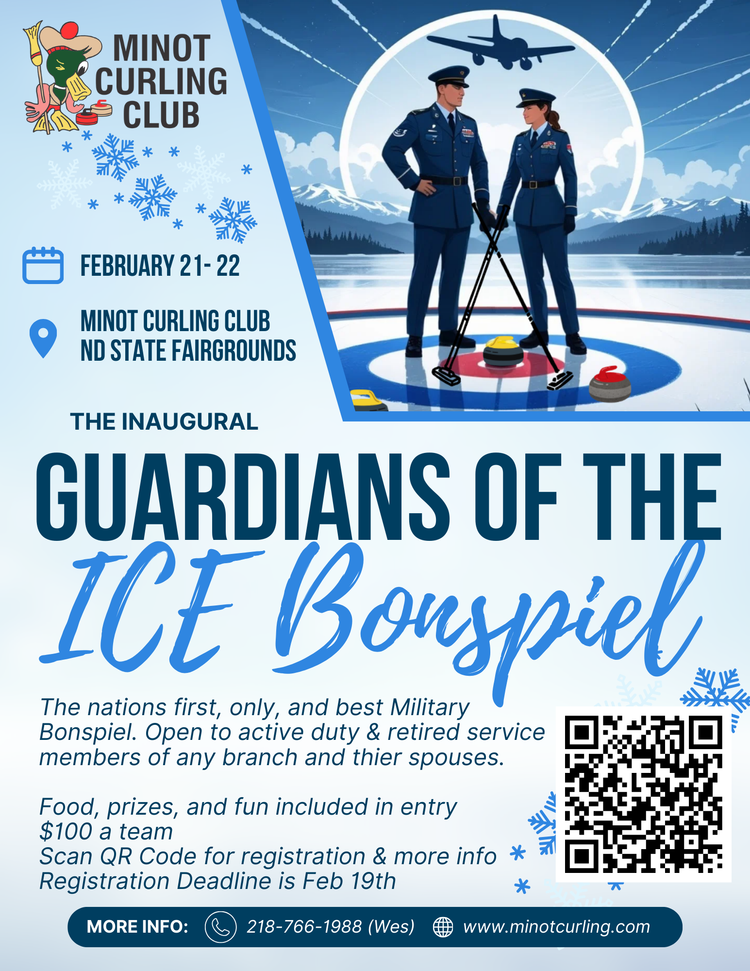 Guardians Of The Ice Bonspiel – Event Concluded – Minot Curling Club